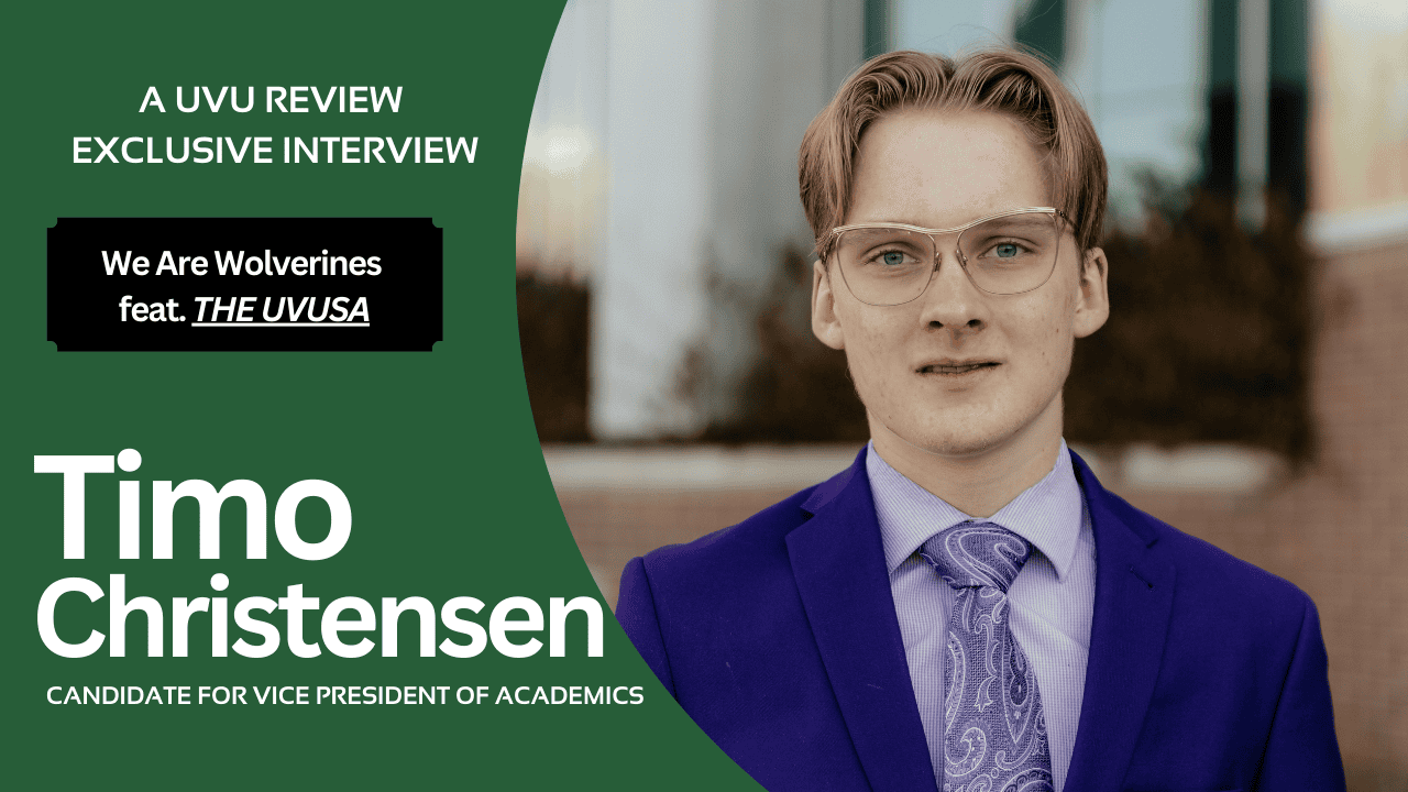 “A Place For You” Timo Christensen sits down with The UVU Review - We ...